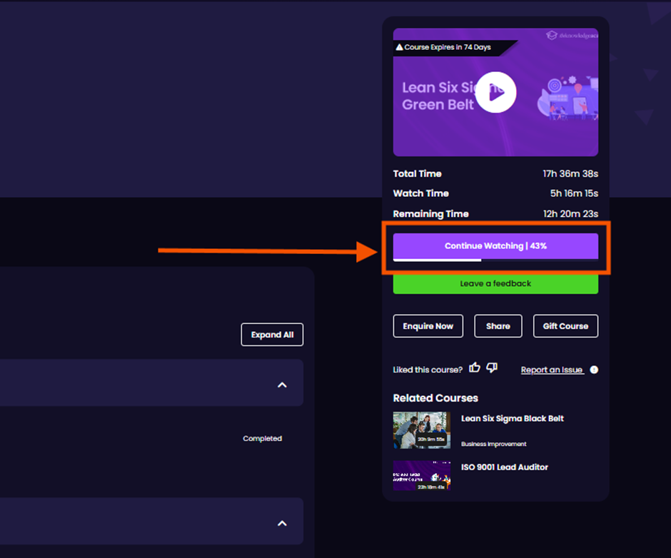 👉 How to Track Your Progress and Complete a Course